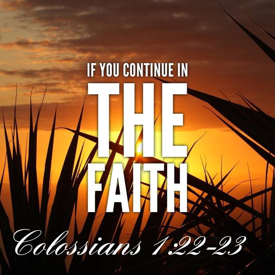 Colossians 1:22-23 – Oceanview Baptist Church
